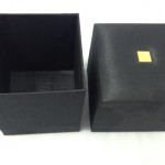 Black Silk Tube Box For Soap, Candles & Spa Gift Sets