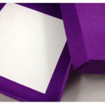 Pearl White Box With Gold Foil Stamp