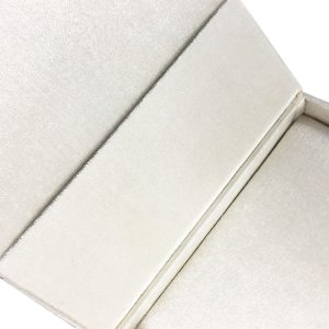 Ivory Velvet Quinceañera Invitation Box