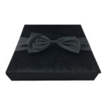 Large Black Velvet Condolence Box