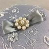 Beautiful Round Lace & Pearl Wedding Box