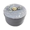 Beautiful Round Lace & Pearl Wedding Box