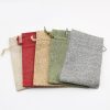 100 Pieces Set Of 100% Linen Drawstring Bags | Gift & Jewelry Packaging