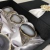 Elegant Silk Napkin Ring Packaging Box