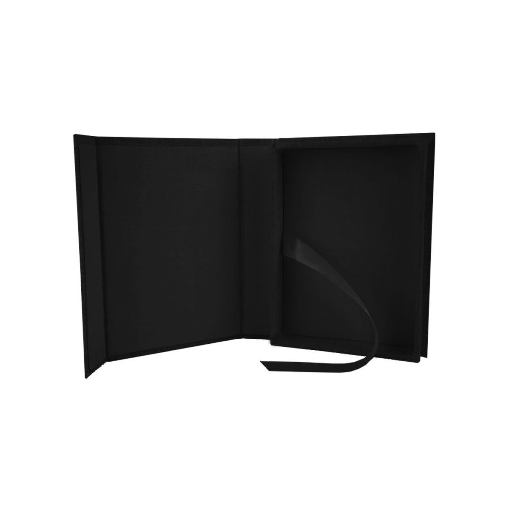 Black Linen Photo Box - Present Your Clients Photo Prints Elegantly!