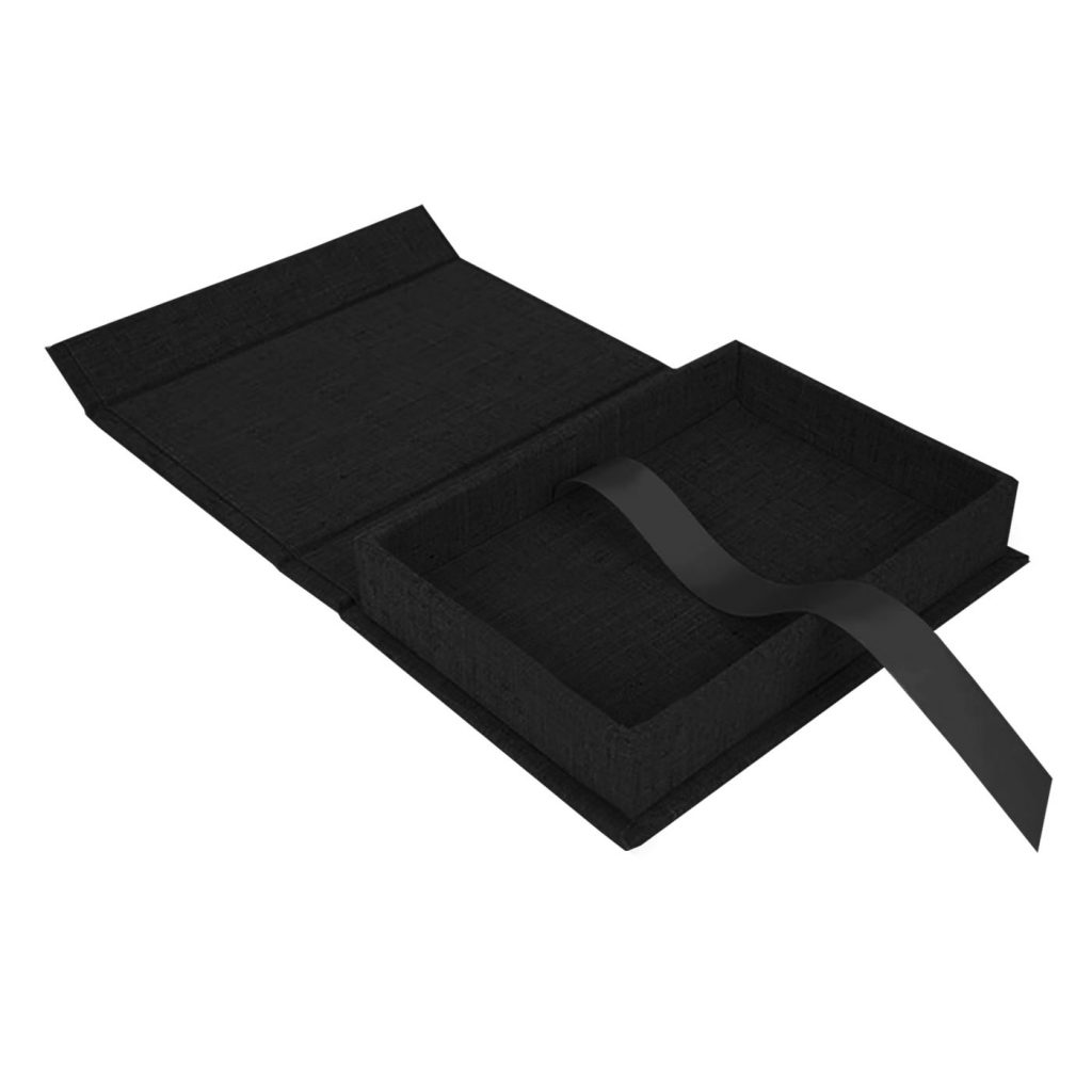 Black Linen Photo Box - Present Your Clients Photo Prints Elegantly!