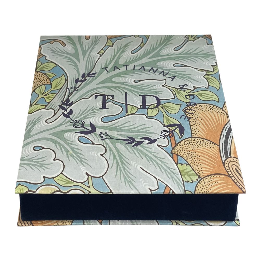 Custom Printed Invitation Box With Pocket Holder