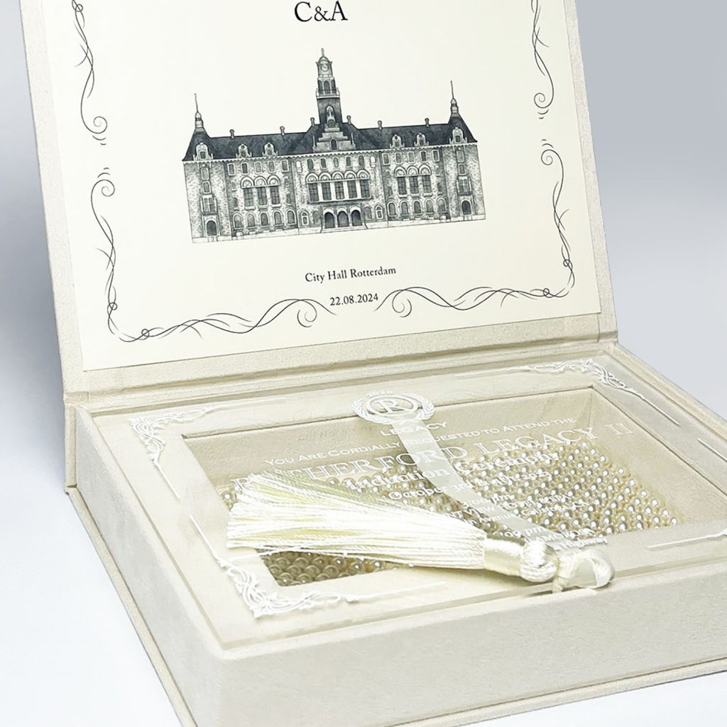 Wedding Invitation Boxes - Luxury, Custom Silk & Velvet Invitation